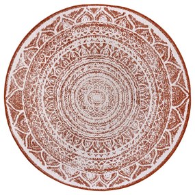 Hans Home | Kusový koberec Twin Supreme 105497 Cayenne kruh – na ven i na doma - 200x200 (průměr) kruh