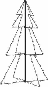 Vánoční stromek kužel 160 LED diod dovnitř i ven 78 x 120 cm 328564