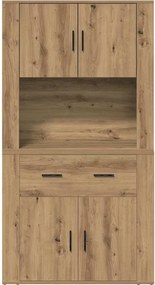 Highboard dub artisan 80 x 33 x 150 cm Kompozitní dřevo 3334341