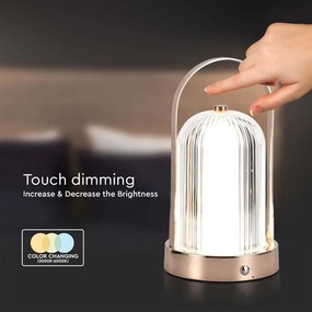 LED Solution Bronzová LED stolní nabíjecí lampa 225mm 1W 7991