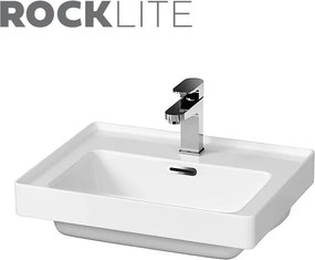 Cersanit Crea - závěsná skříňka s umyvadlem 50cm, bílý lesk, S924-002+K114-005