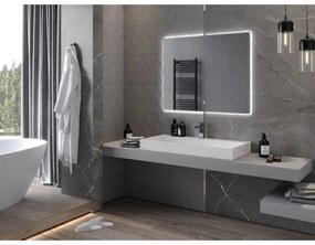 Mexen Sun, LED koupelnové zrcadlo s podsvícením 100x80 cm, 6000K, ochrana proti zamlžování, 9807-100-080-611-00