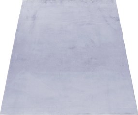 Ayyildiz, Kusový koberec Pouffy 5100 Silver, 140x200, šedá, obývací pokoj