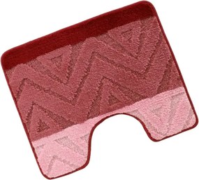 Bellatex BANY 60x50 cm s výkrojem 60x50 cm Chevron Růžová