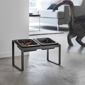 Keramický set misek s podstavcem pro domácího mazlíčka Nooks – YAMAZAKI