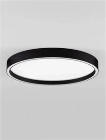LED stmívatelné černé moderní stropní svítidlo Istos