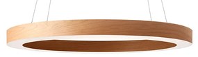 Štíhlá závěsná kružnice z dřevěné dýhy Oh! Line  Štíhlá závěsná kružnice z dřevěné dýhy Oh! Line Dekor: Přírodní třešňové dřevo, Průměr: 600 mm