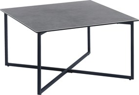 XXXLutz KONFERENČNÍ STOLEK, šedá, černá, kov, sklo, keramika, 75/75/45 cm Hom`in - Konferenční stolky - 001088002502