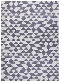 Dywany Łuszczów Kusový koberec Sion Sisal Triangles 22373 ecru/blue-pink ROZMĚR: 80x150