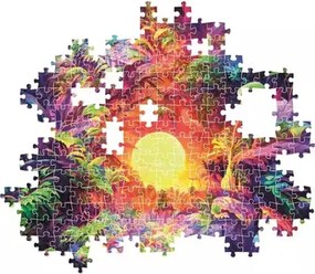 Clementoni PUZZLE ColorBoom: Východ slunce v džungli / 500 dílků / od