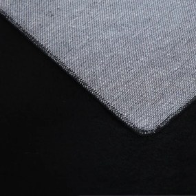 Vopi | Kusový koberec kruh Pouffy 5100 black - Kruh 160 cm průměr