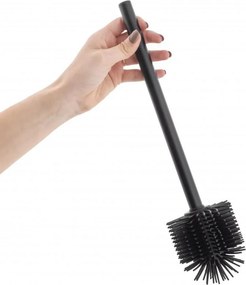 Erga Halika, náhradní WC kartáč se silikonovou hlavou, 34 cm, černá, ERG-YKA-V.WCZ-HALIKA-SILKA-BLK