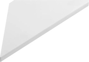 Sapho Sapho, ABELINE rohová police Rockstone 250x250mm, bílá matná, AE250-0101