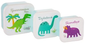 Krabičky Dinosaurus, set 3ks