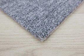 Vopi, Metrážový koberec Astra světle šedá - neúčtujeme odřezky z role, na míru, šíře 2m,3m,4m, šedá, ab (mřížka), chodba / předsíň
