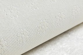 Dywany Łuszczów, Kusový koberec ANDRE Marble 1220, 80x150, bílá, chodba / předsíň
