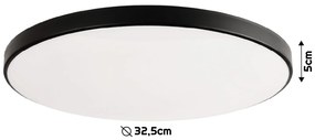 ECOLIGHT LED stropní svítidlo 32W 2v1 bílá/černá