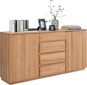XXXLutz ŠIROKÁ KOMODA, jádrový buk, barvy buku, 180/89,2/41 cm Linea Natura - Široké komody - 002730000406