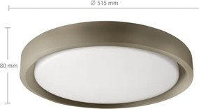 Brilagi -LED Stmív. svítidlo MATTEO LED/60W/230V 3000-6500K pr. 51,5 cm taupe+DO