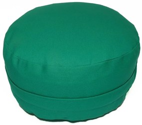 S radostí - vlastní výroba Pohankový sedák jednobarevný - zelený Velikost: ∅35 x v25 cm