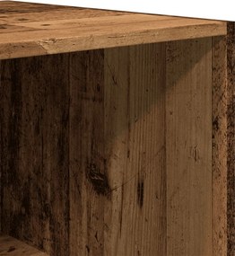 Šatní skříň old wood 50 x 50 x 200 cm kompozitní dřevo 3307718