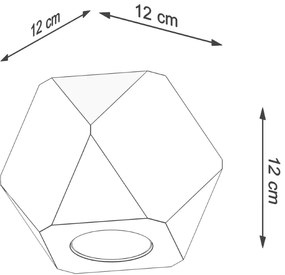 Stropní svítidlo Woody, 1x dřevěné stínítko