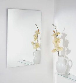 AMIRRO Zrcadlo na zeď do pokoje do ložnice do předsíně a na chodbu do koupelny nalepovací CORNER 3 mm s broušenou hranou, 30 x 40 cm, bez závěsů 102-034