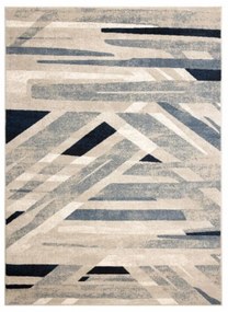 Vlněný kusový koberec Basim béžovo modrý 80x150cm