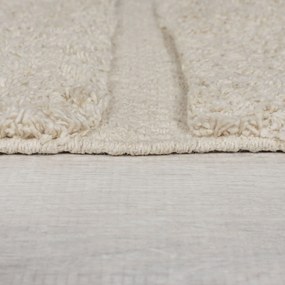 Flair Rugs, Kusový koberec Kaia Ada Geo Natural, 200x290, béžová, ložnice
