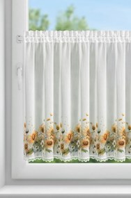 KRÁTKÁ ZÁCLONA NA PÁSCE SUNFLOWER 150X70 CM KVĚTY