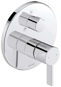Duravit D-Neo - Baterie pod omítku, pro 2 spotřebiče, chrom DE5210018010