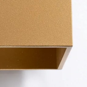 Nástěnné svítidlo SOLLUX QUAD 1 zlaté G9 1x8W bez žárovky SL.1183