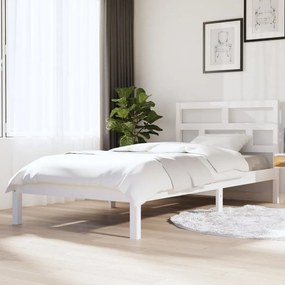 vidaXL Rám postele masivní borovice 90 x 200 cm [3101204] Barva: Bílá