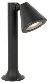 Moderní venkovní sloupková lampa černá 30 cm IP44 nastavitelná - Ciara