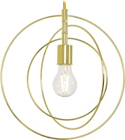 Toolight - závěsná lampa E27 APP286-1CP, zlatá, OSW-08404