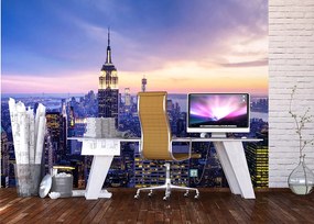 Fototapeta na míru Manhattan Při Západu Slunce | Vliesová fototapeta na zed' | DFTNXXL2413