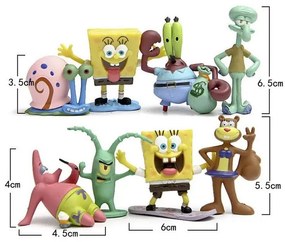 Figurky Spongebob 8 ks