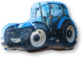 Detexpol Útulný polštář Shape 33x22 012 Traktor modrý