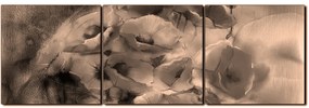 Obraz na plátně - Akvarel, kytice máků, reprodukce- panoráma 5270FB (90x30 cm)