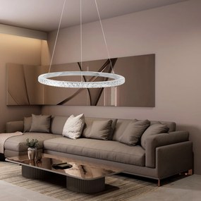 Toolight Toolight, LED stropní osvětlení 60cm, 36W, 4000K, MS010-CP, chromová, OSW-09620