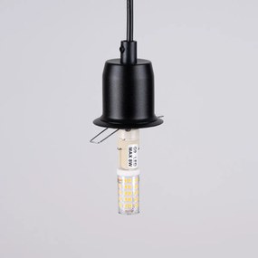 Sollux Lighting Závěsné svítidlo HYPERION 1 černé