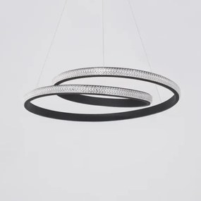 LED lustr Grania 55 černé