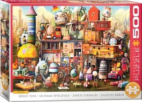 EUROGRAPHICS Puzzle Nepovedené hračky XL / 500 dílků / extra velké díl