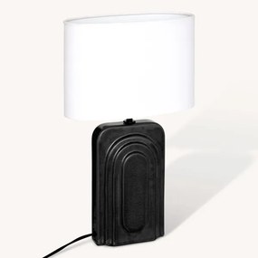 Atmosphera - Stolní lampa MONIA 1xE14/60W/230V černá/bílá