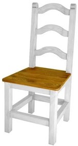 ARTEN Rustikální jídelní židle POPRAD SIL01 - borovice (bílý vosk)