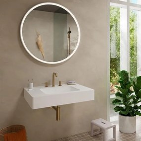 Hansgrohe Tecturis S Tříotvorová umyvadlová baterie s výpustí click-clack, kartáčovaný bronz 73330140