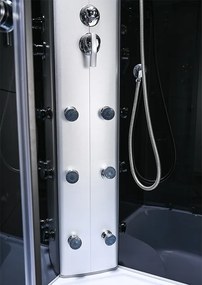 BPS-koupelny Hydromasážní box WSH7602B 100, 100x100