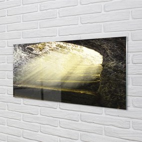 Skleněný panel Schody 140x70 cm