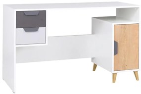 ISAAC 13 psací stůl se skříňkou, 130x76x55 cm