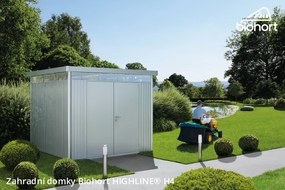 Biohort Zahradní domek HIGHLINE® H4-2K Barva: šedý křemen metalíza